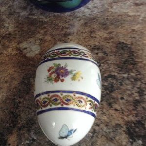 KPM | Other | Kpm Berlin Porcelain Egg Shaped Trinket Box | Poshmark